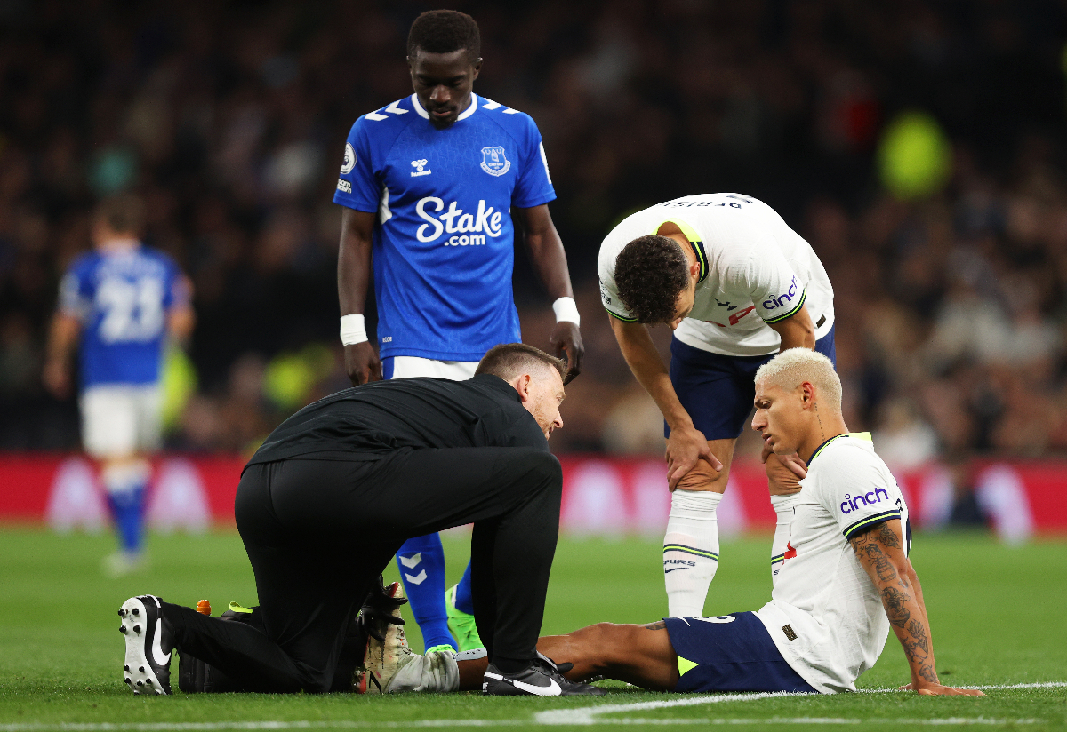 Tottenham star Richarlison suffering from 'high-end grade two' injury