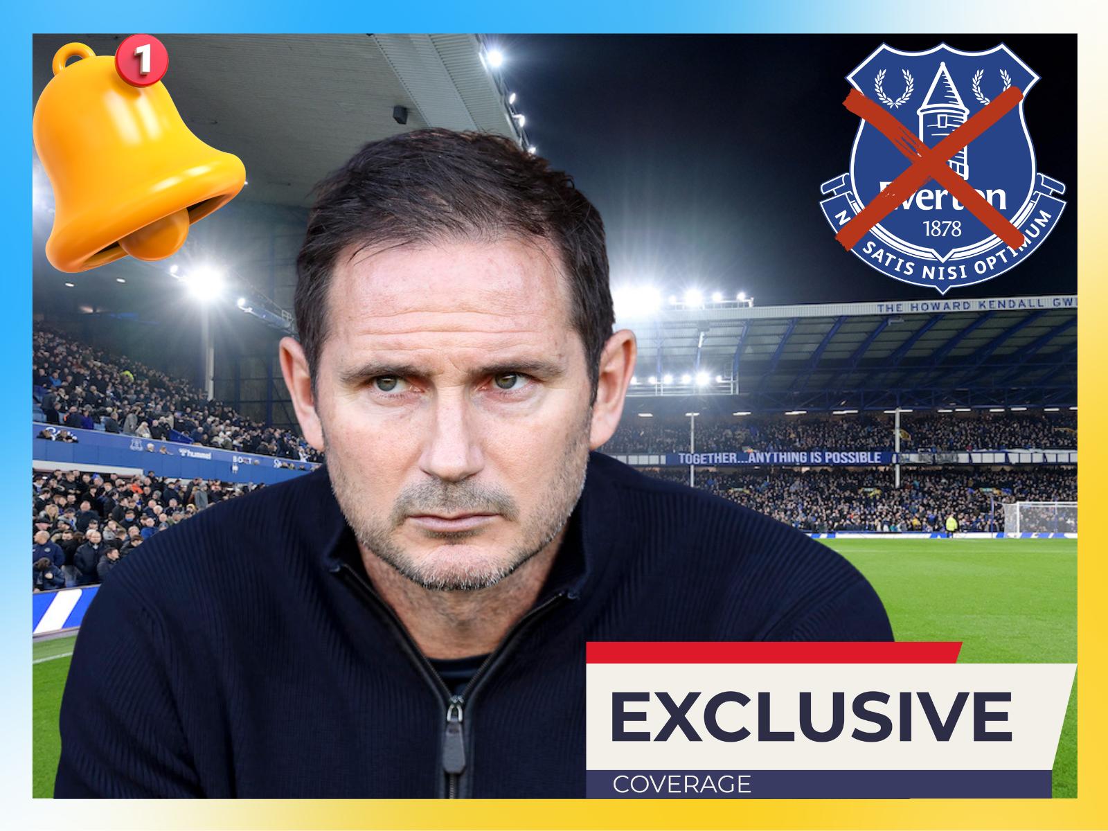 Everton braced for manager change amid surprise Lampard twist - Sources