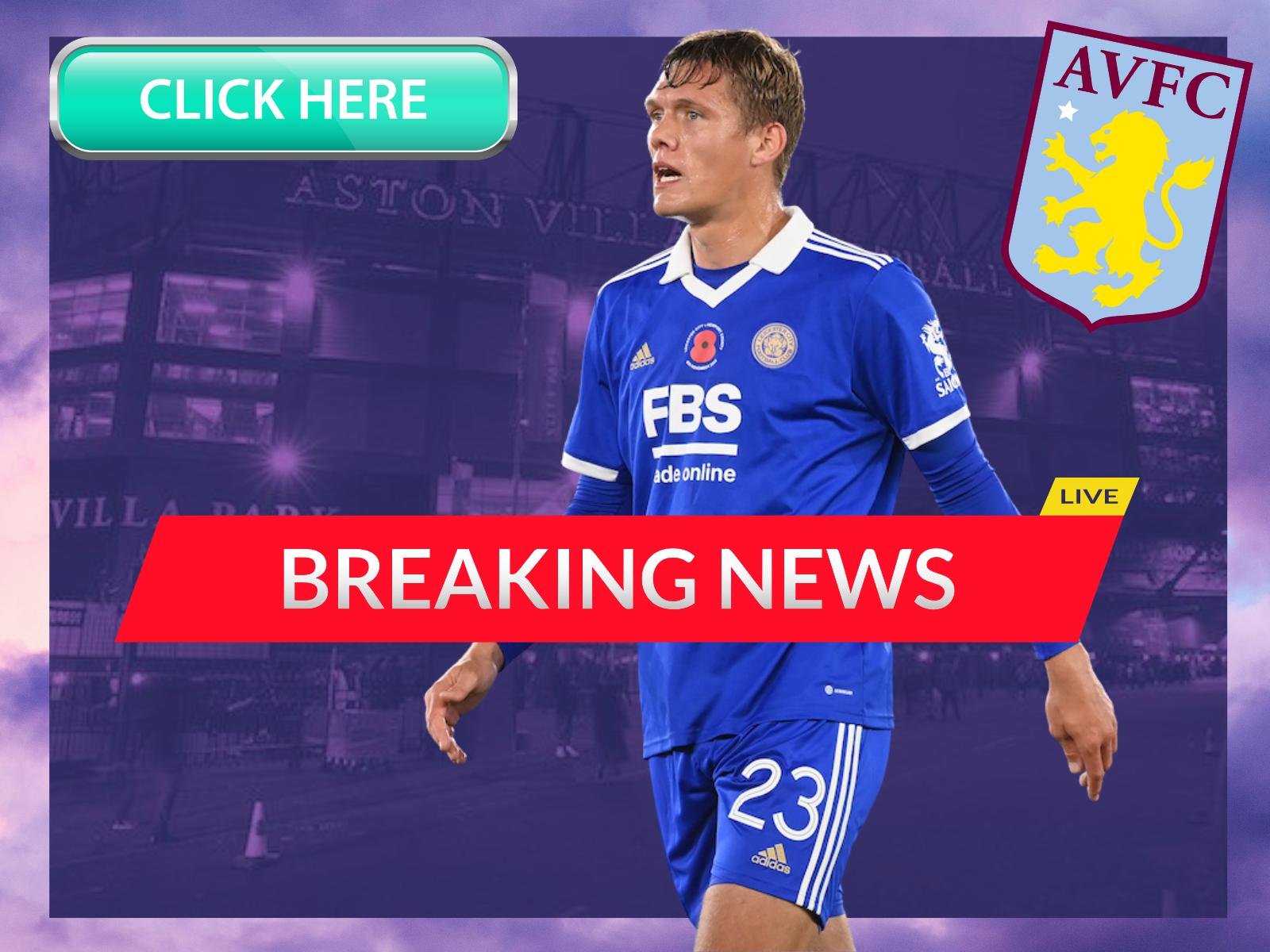 Aston Villa to be offer Leicester star Vestergaard - Sources