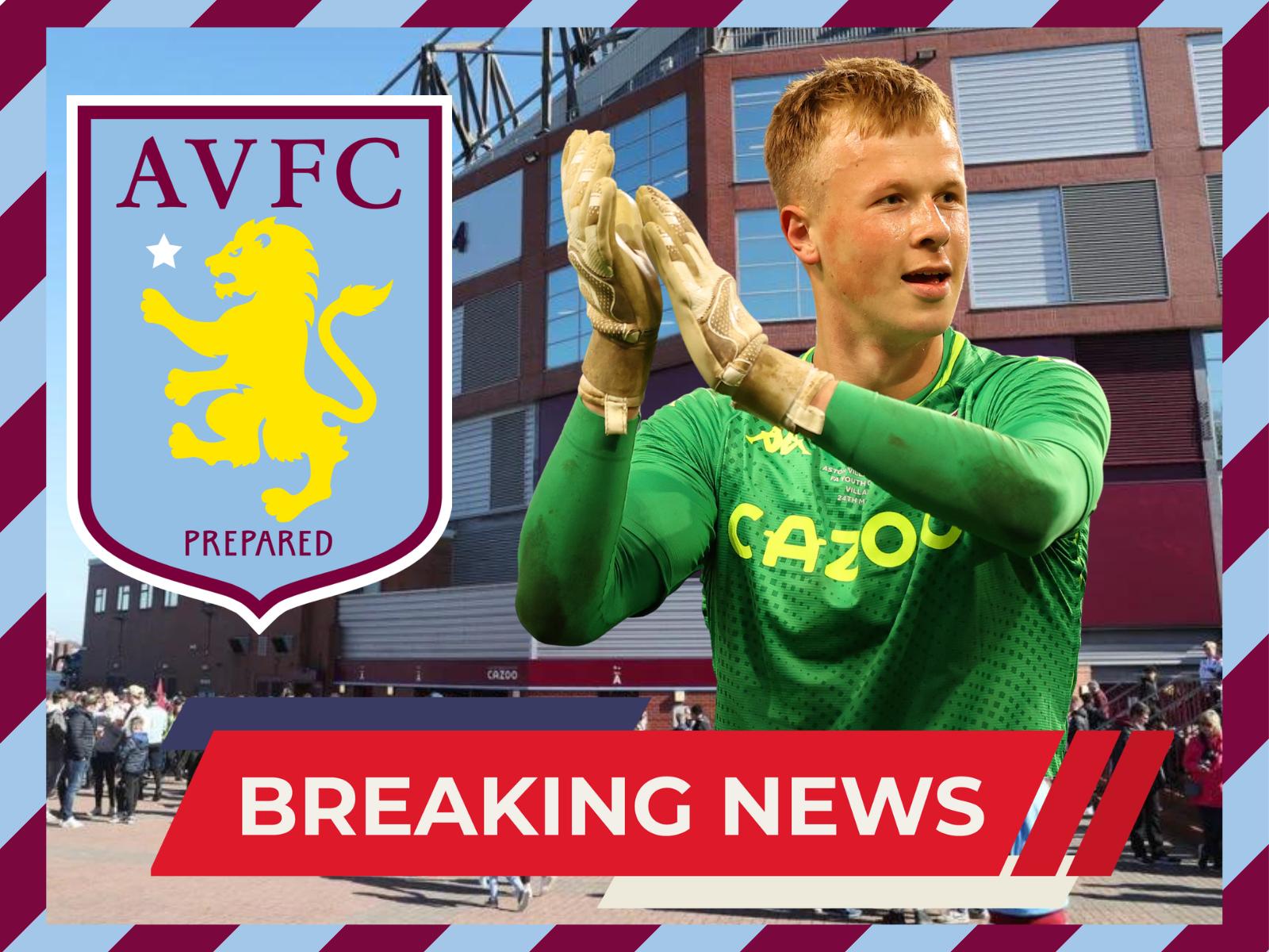 Aston Villa stopper Marschall in talks to join Gateshead - sources