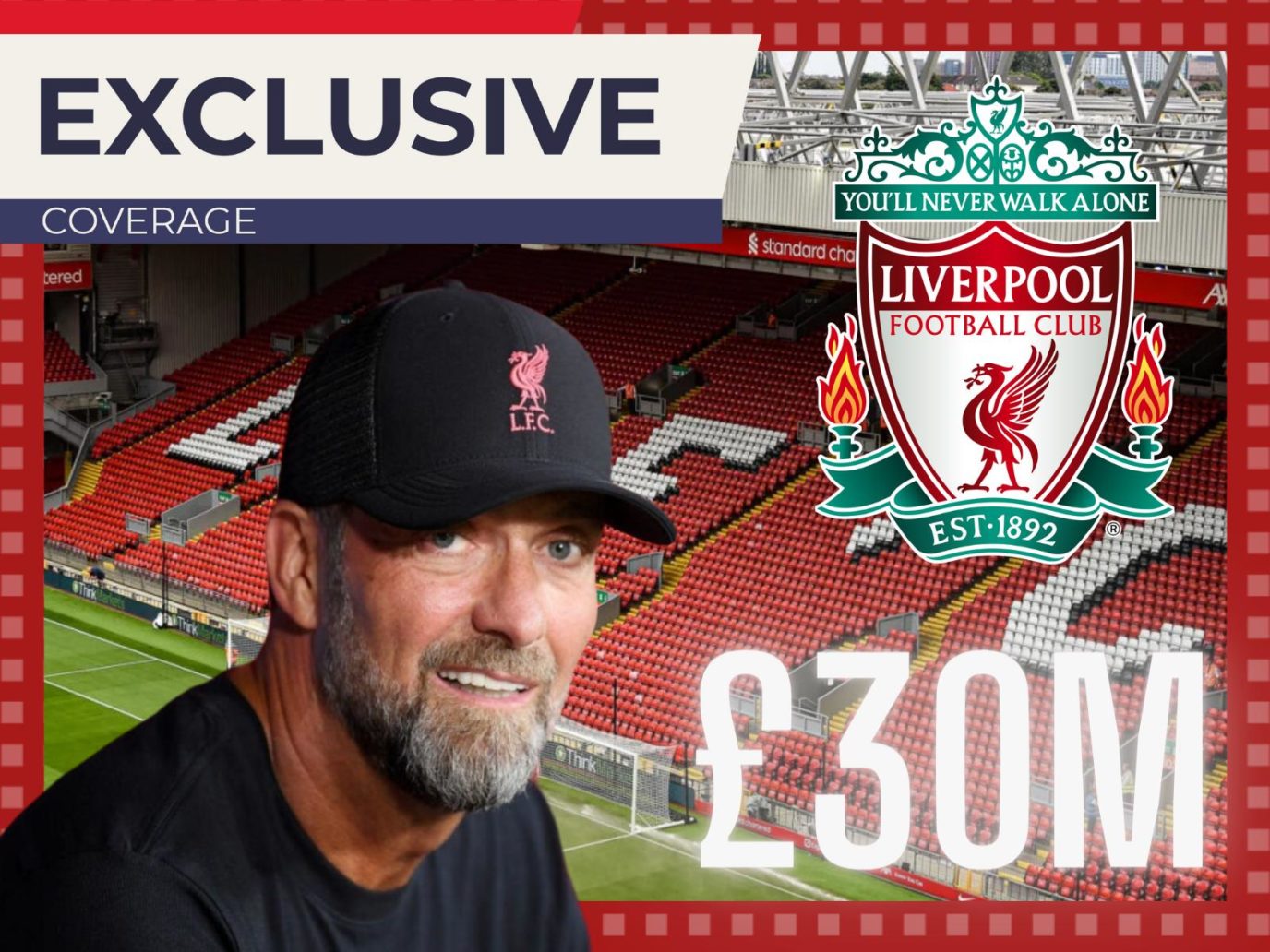 Liverpool partners to announced £30m-a-year deal - sources