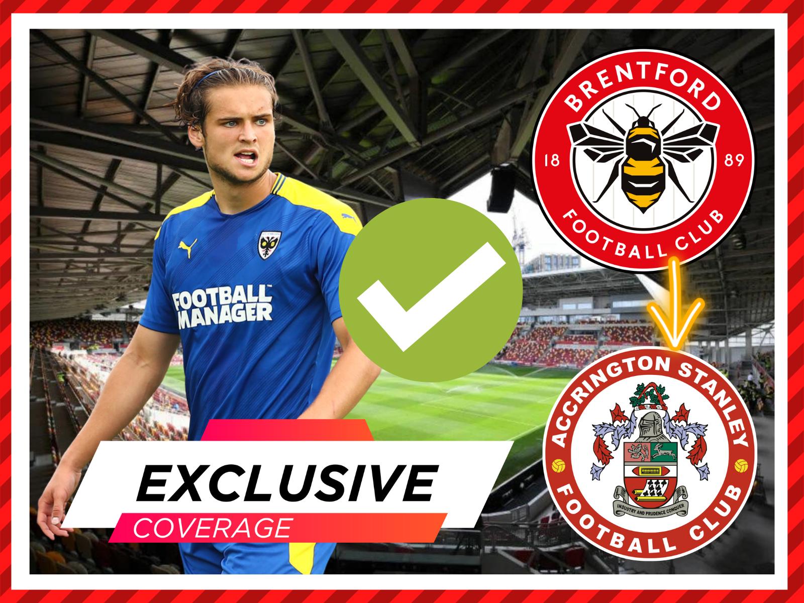 Brentford star Aaron Pressley agrees to join Accrington Stanley - Sources