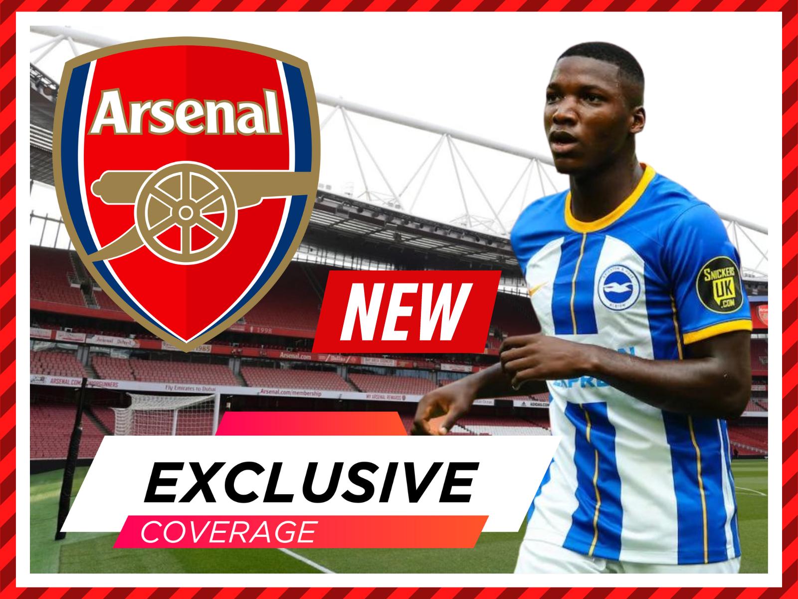 Arsenal still chasing Moises Caicedo as £90m+ asking price revealed