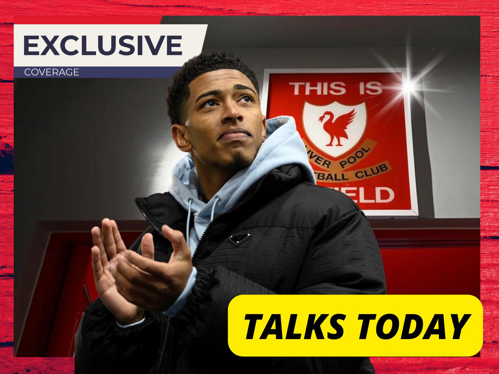 Liverpool given "huge" Bellingham boost amid talks today - sources