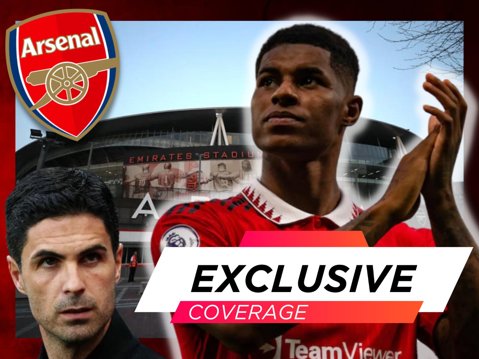 Arsenal set sights on Marcus Rashford amid 'huge' Arteta reveal