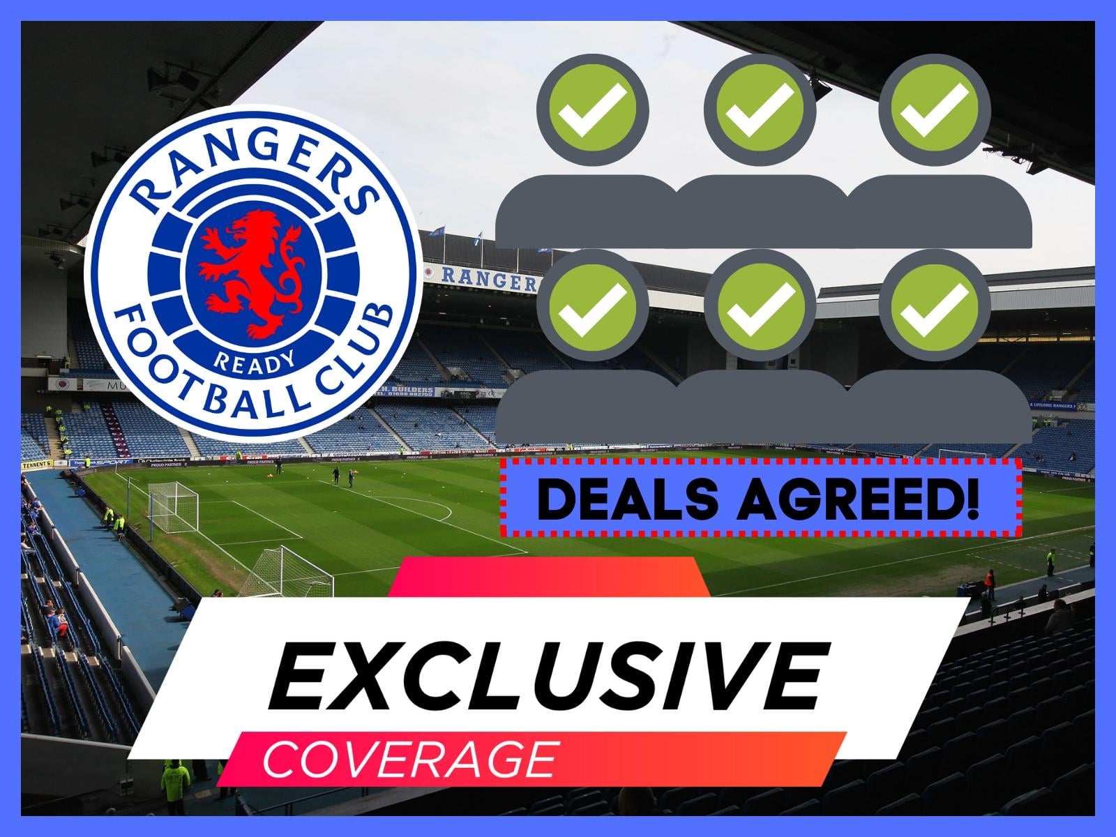 Rangers agree six deals with young stars set to sign in next 48 hours