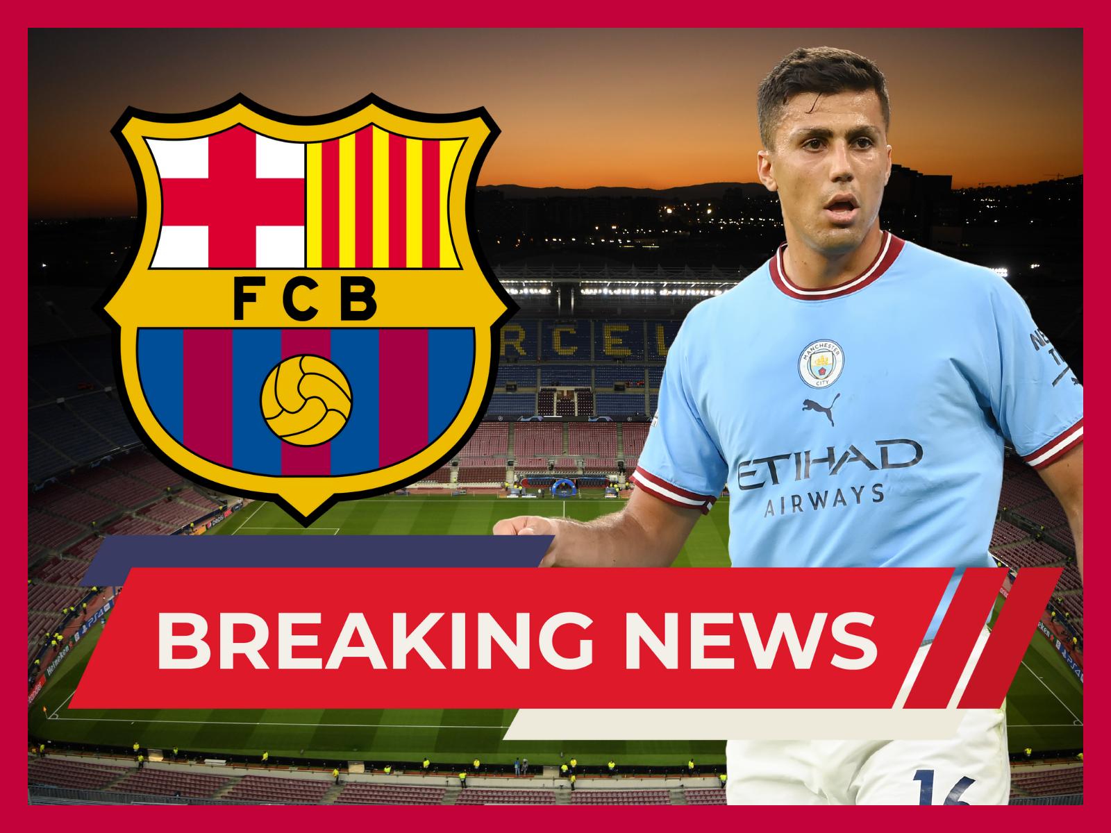 Man City star Rodri monitored by Barcelona as £80m bid mooted