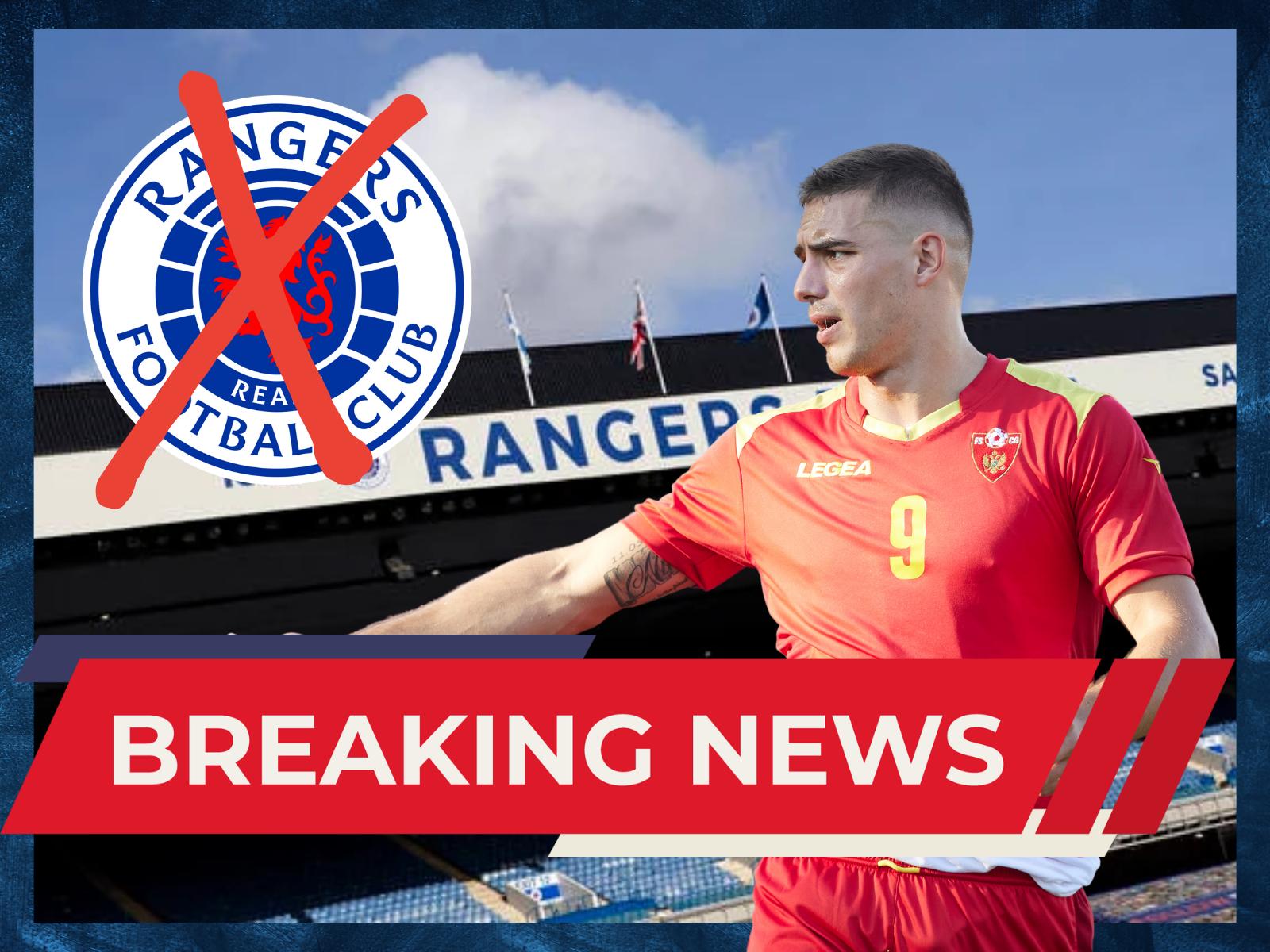 Rangers priced out of Nikola Krstovic deal as fee revealed - sources