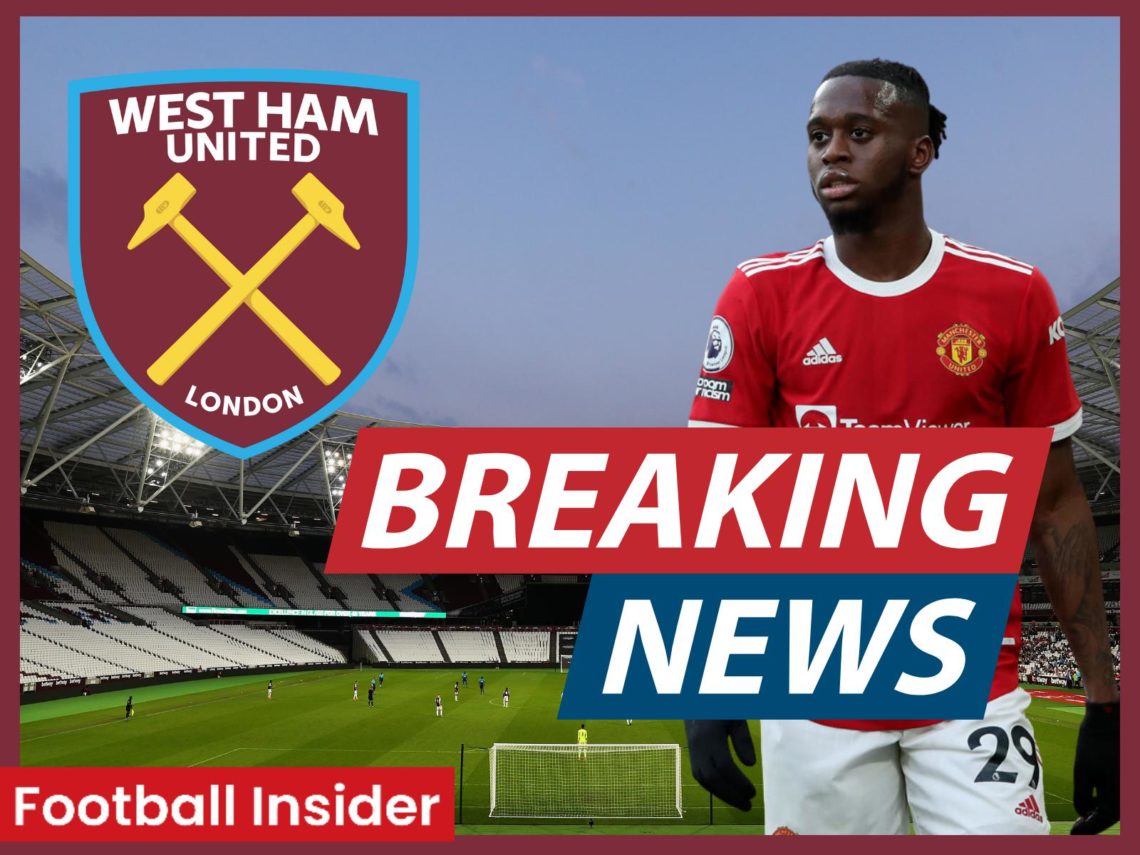 West Ham update on bid for Man United star Aaron Wan-Bissaka