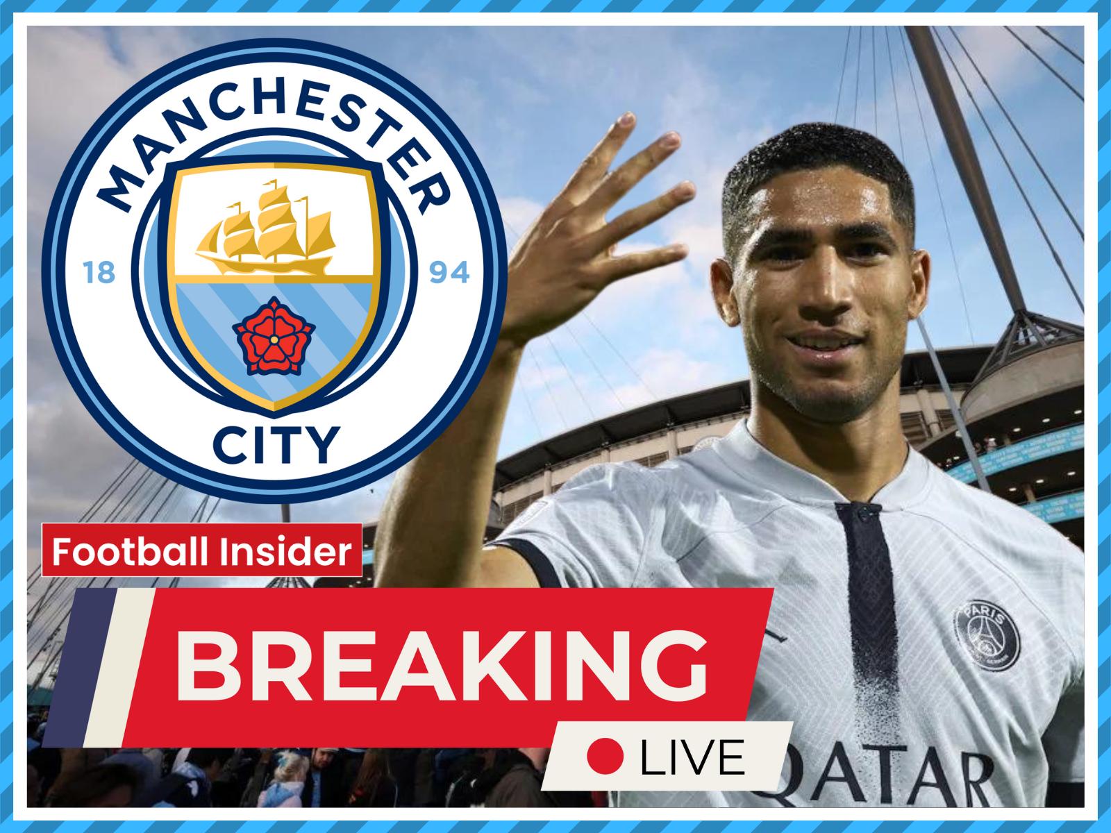 Man City ready ‘big’ move for PSG superstar Hakimi