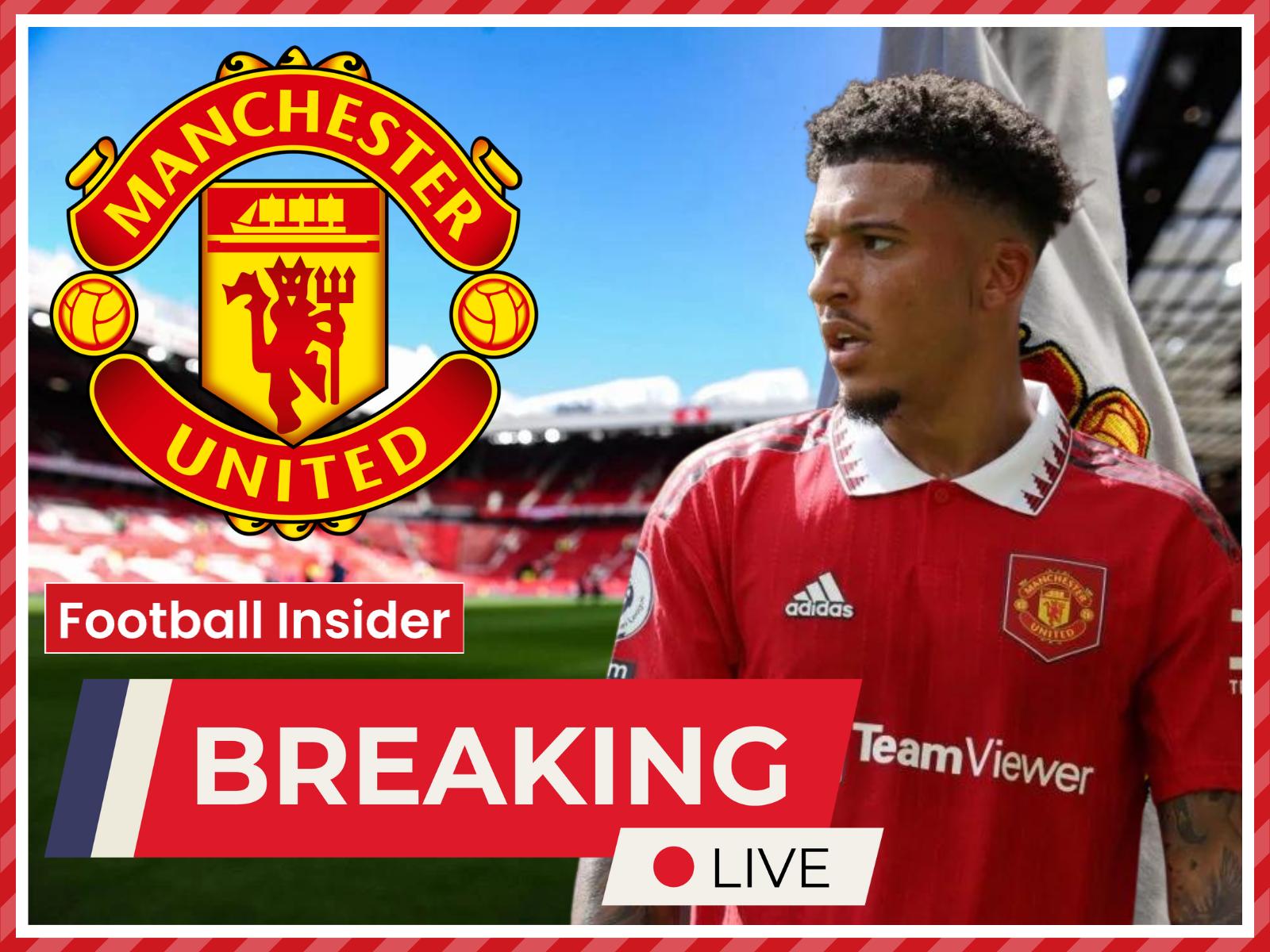 Man United now willing to reluctantly accept Sancho offer - Sources