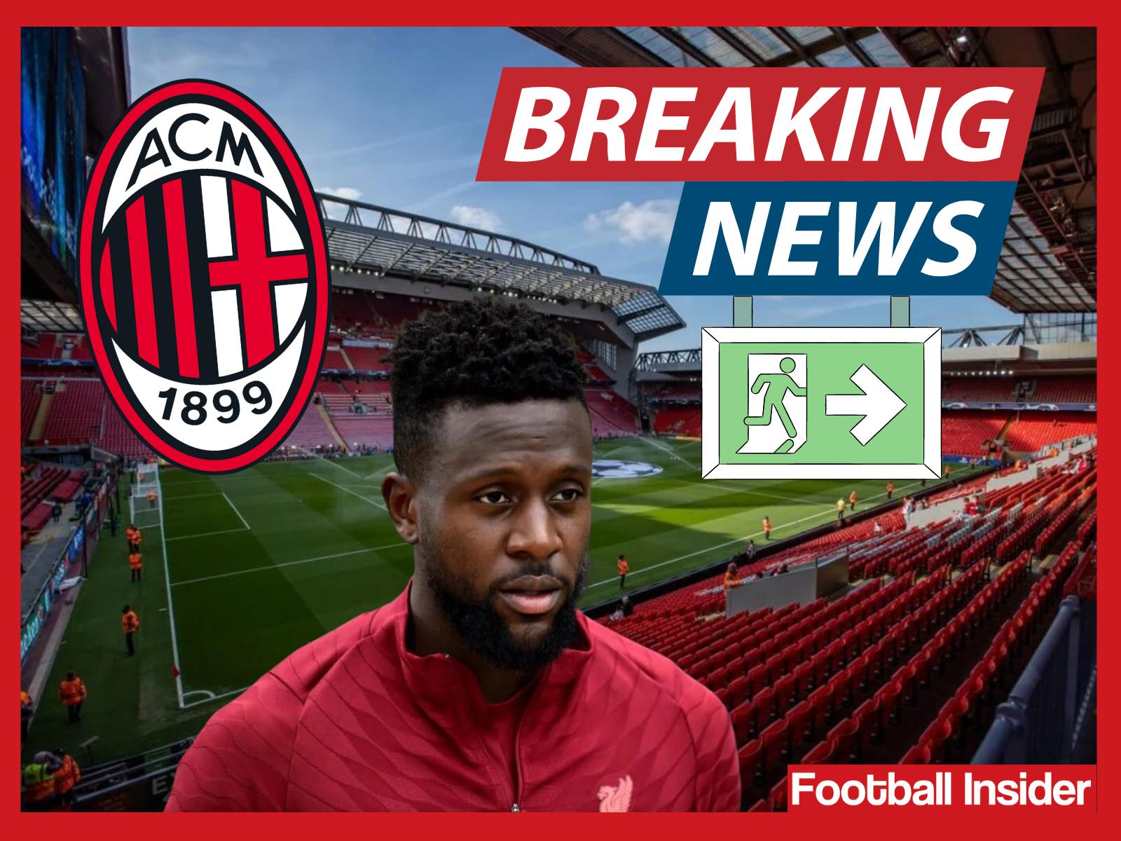 Liverpool legend eyeing up move for former star Divock Origi