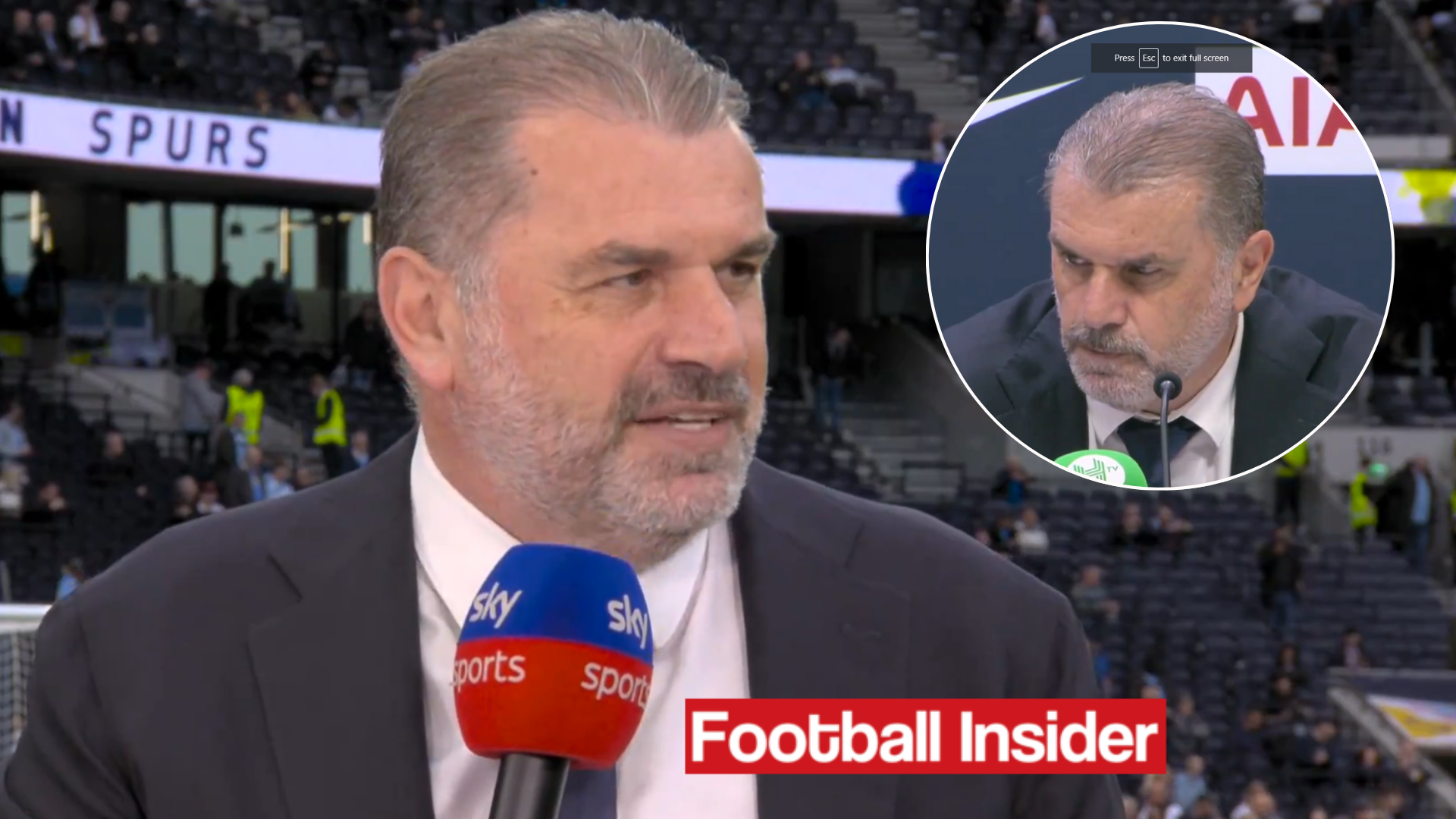 Ange Postecoglou could quit Tottenham after furious rant - Fans react