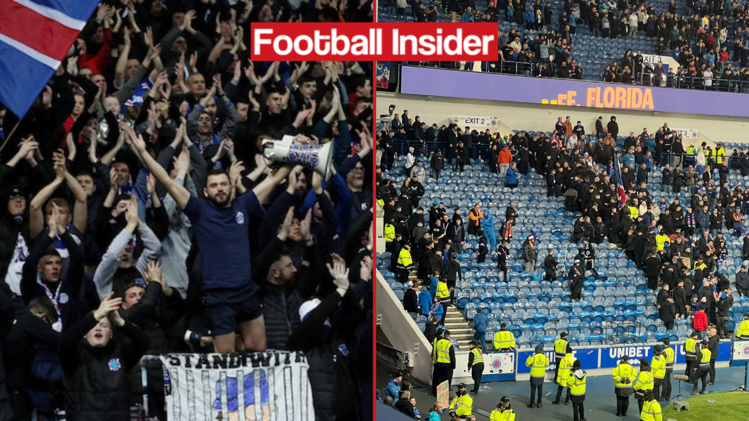 Rangers fans savage 'embarrassing' Union Bears message after win v Dundee