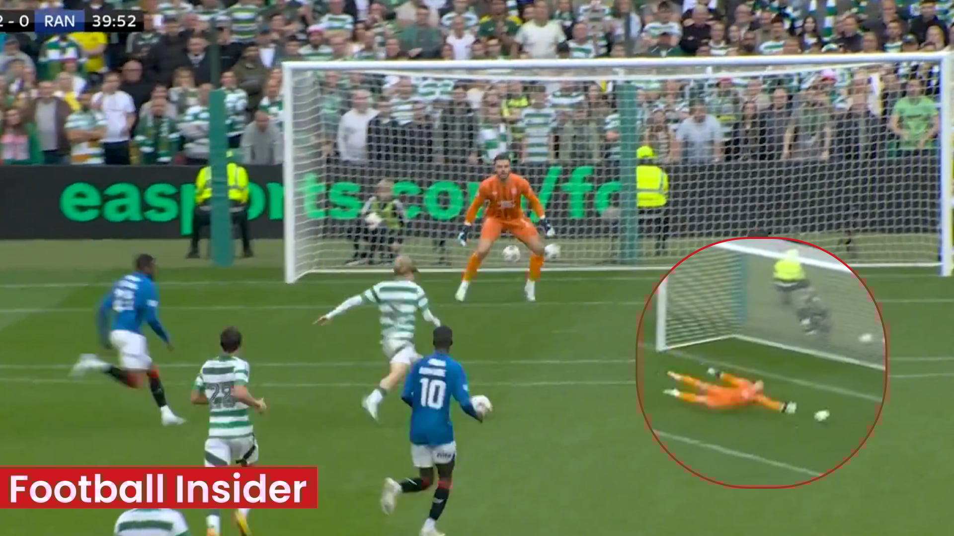 Rangers fans explode at 'woeful' Jack Butland after what he did v Celtic
