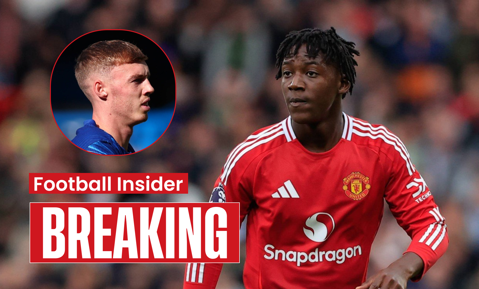 Man United star Kobbie Mainoo sends message to Cole Palmer after development