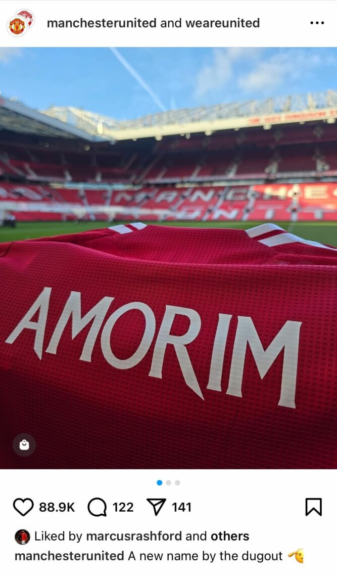 Man United ace Marcus Rashford breaks silence on Ruben Amorim appointment