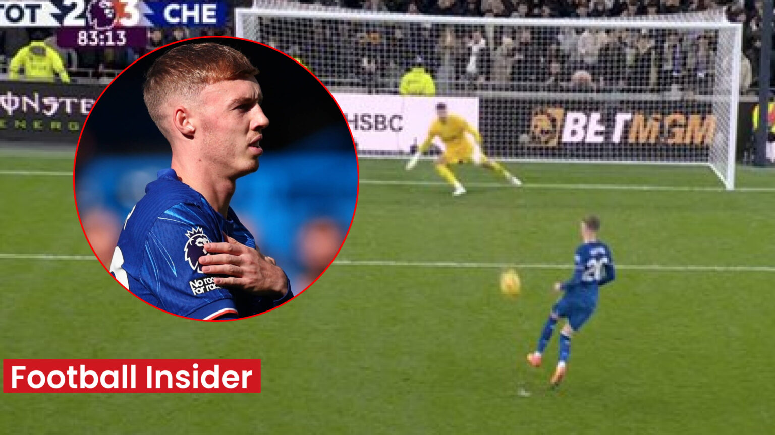 Chelsea fans stunned by 'incredible' Cole Palmer as clip v Tottenham ...