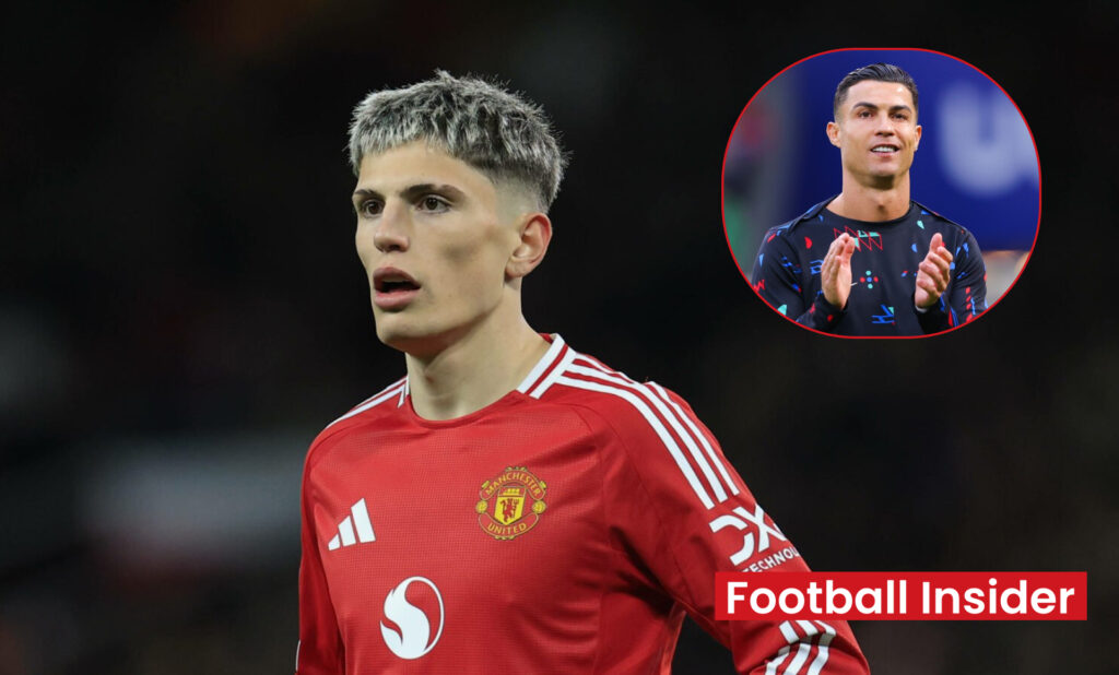 Alejandro Garnacho sends cryptic two-word message to Cristiano Ronaldo