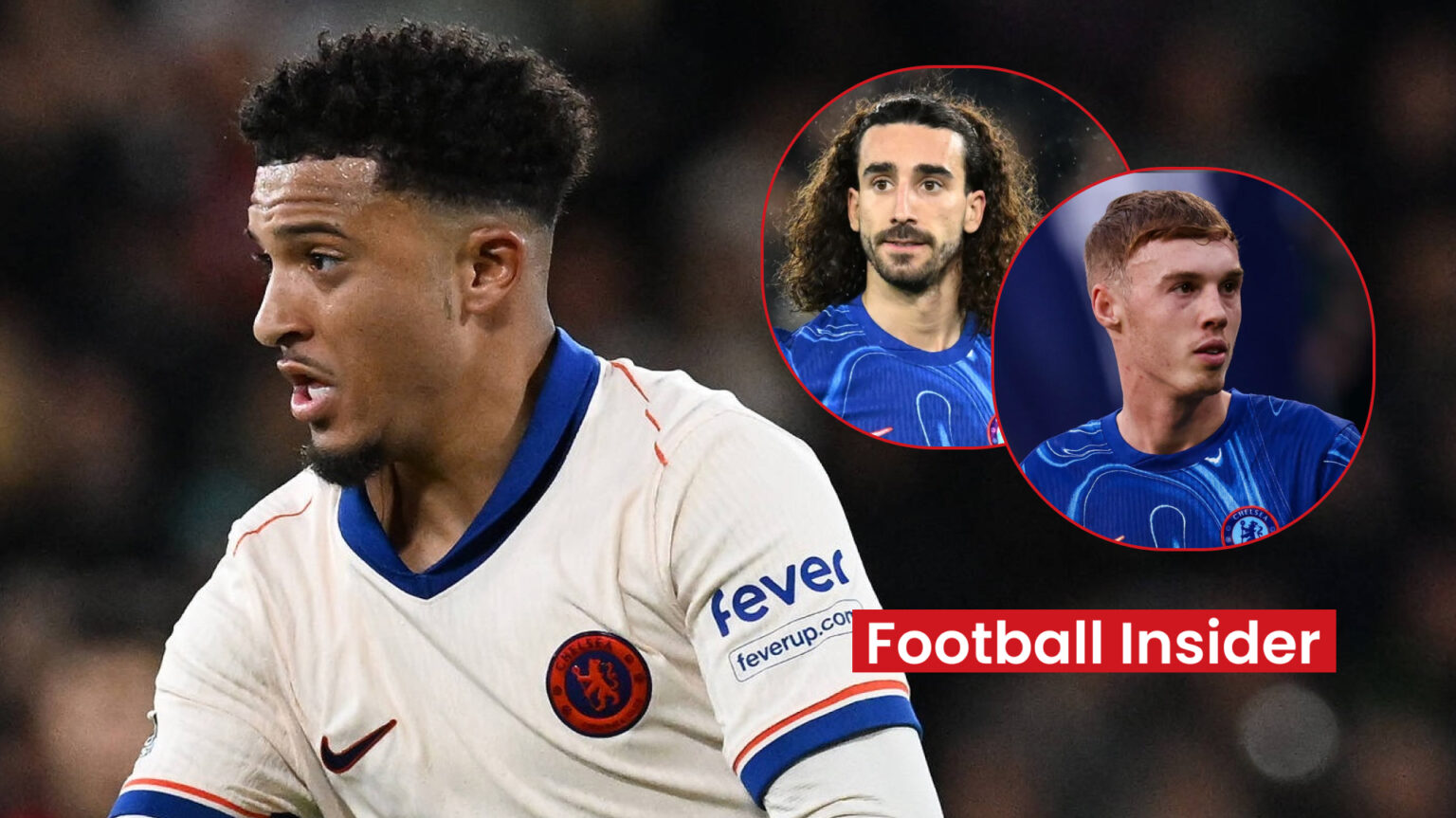 Cole Palmer and Marc Cucurella react to 'strong' Jadon Sancho Chelsea ...