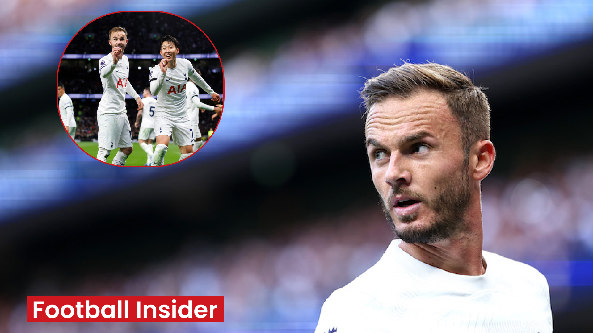 James Maddison sends 'enough' response to Luke Littler after Tottenham message