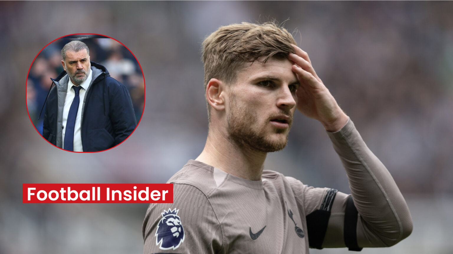 'Ange Postecoglou to lose Tottenham dressing room over Timo Werner'
