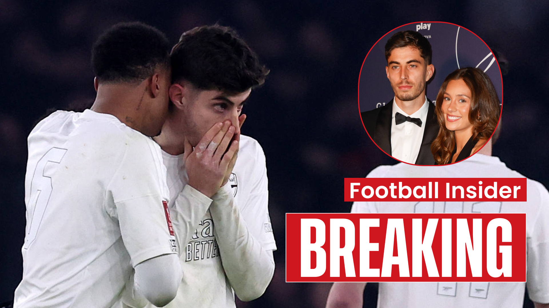 Kai Havertz's wife hits out at Arsenal fans as 'shocking' messages made ...