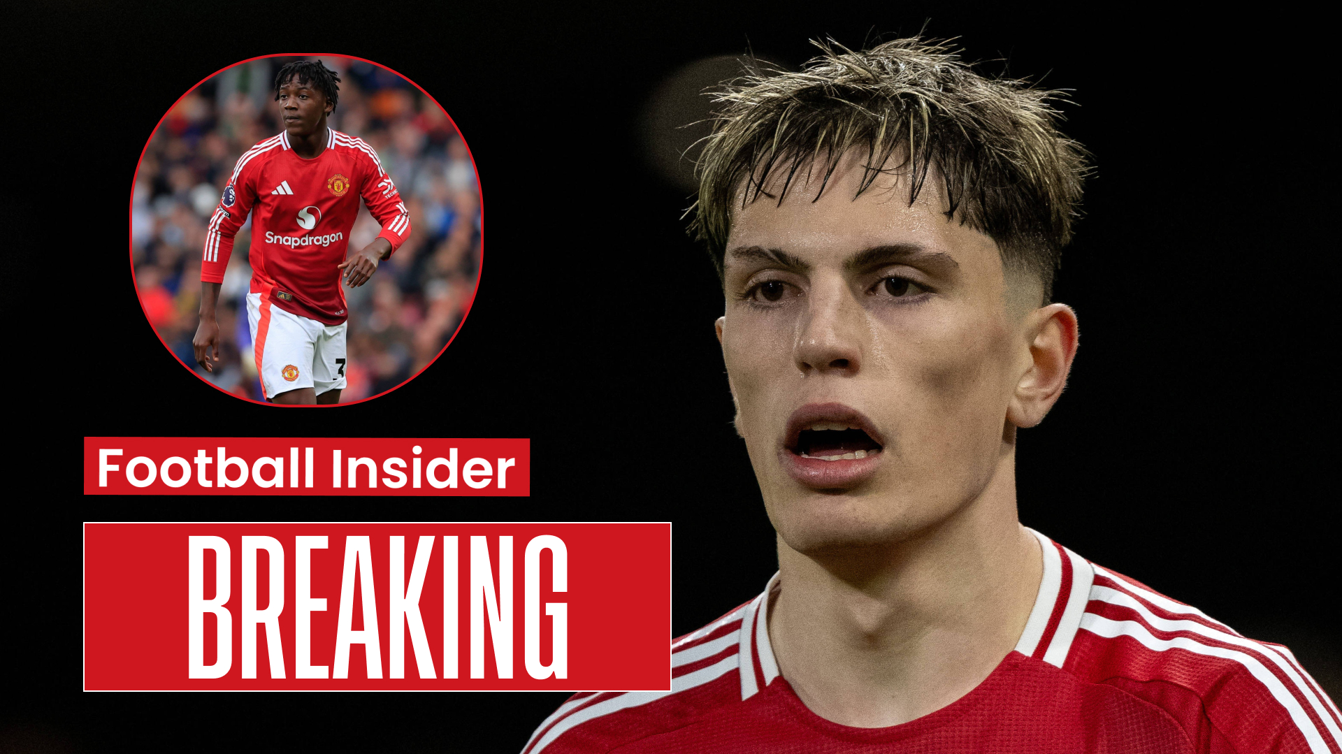 Alejandro Garnacho sends message to Kobbie Mainoo amid Man United exit news