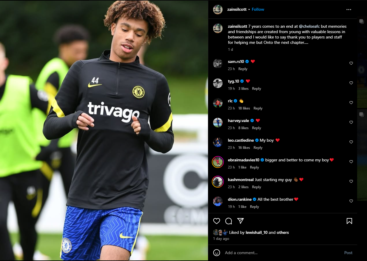 Tyrique George reacts after confirmed January Chelsea exit