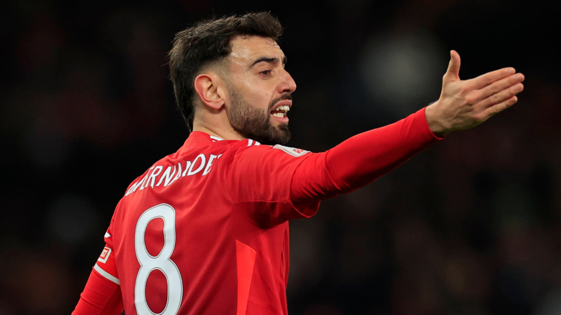 Mason Mount reacts to Bruno Fernandes as Man United transfer moves closer