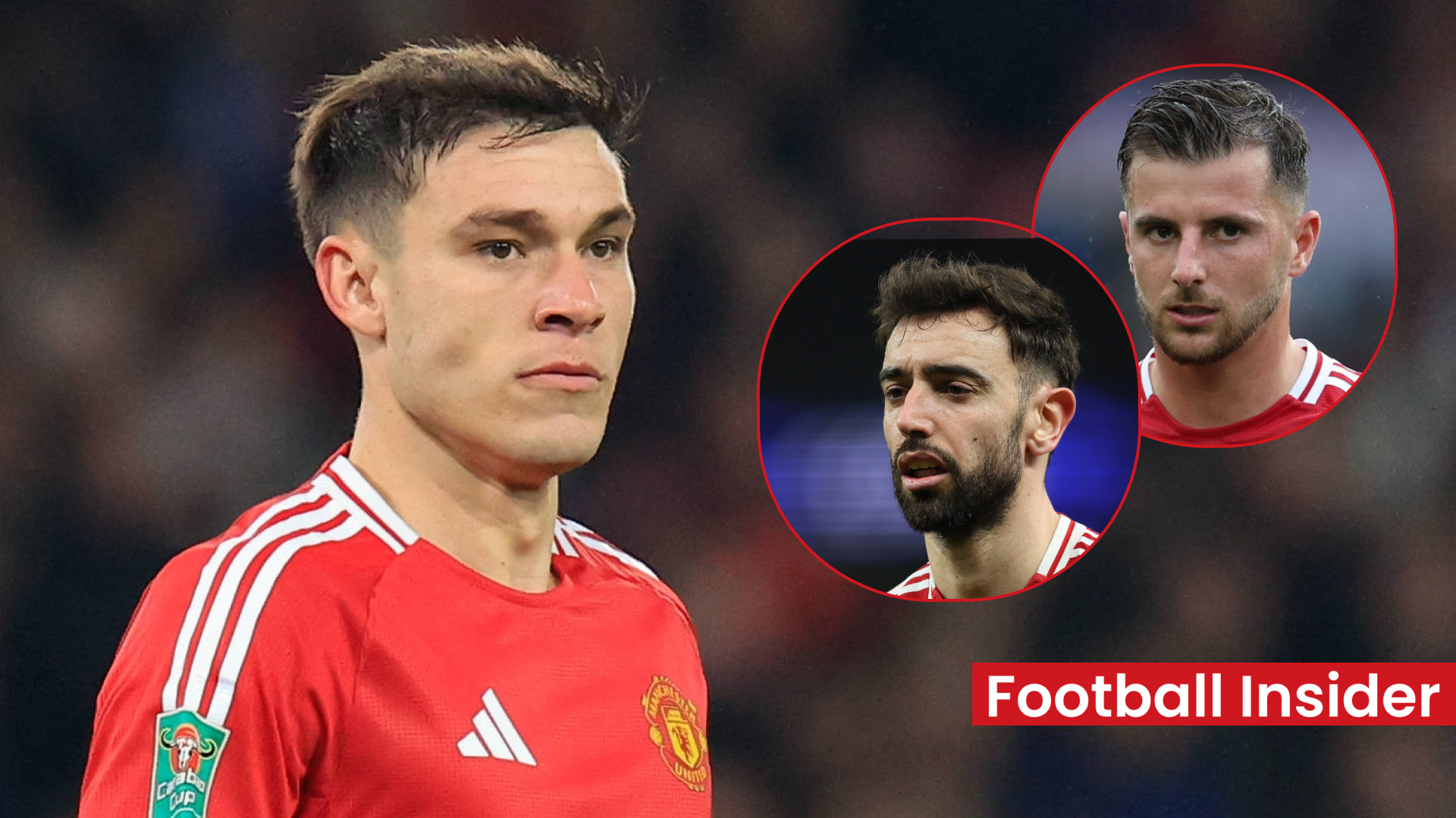 Bruno Fernandes and Mason Mount react to Manuel Ugarte's 'amazing' Liam ...