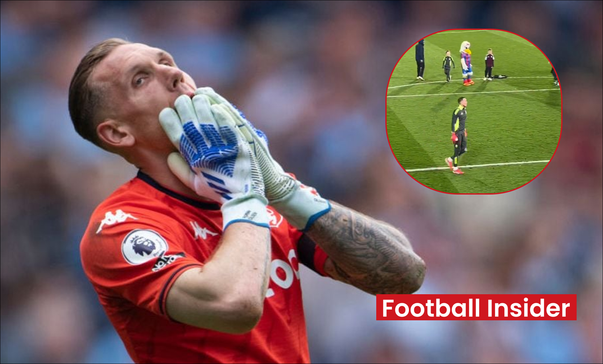 Crystal Palace fans mock 'embarrassment' Robin Olsen as unseen footage ...