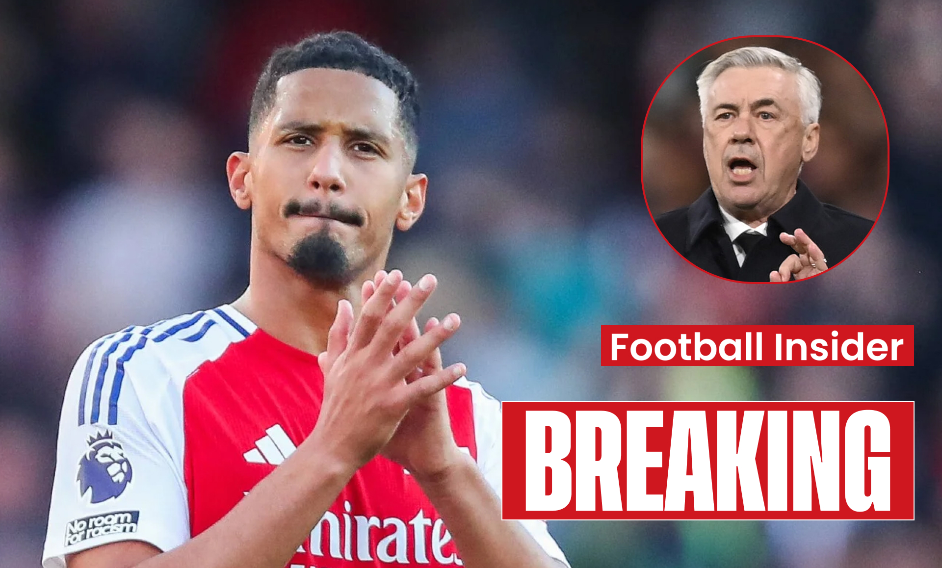 Real Madrid 'making move to sign Arsenal star William Saliba'