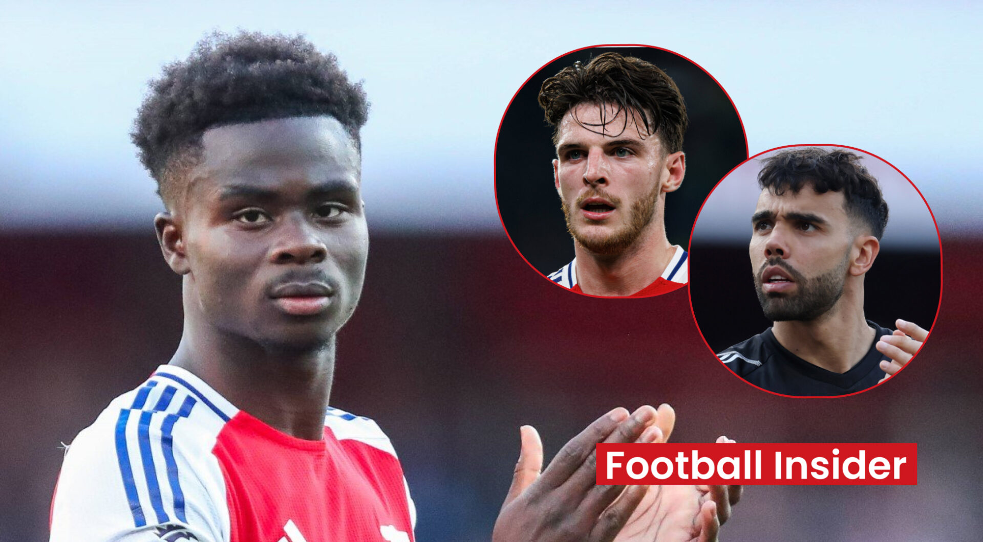 Declan Rice and David Raya respond to Bukayo Saka's Arsenal comeback message