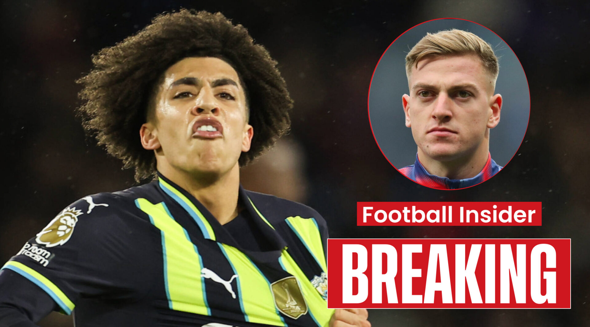 Liam Delap reacts to 'great' message from Man City star Rico Lewis