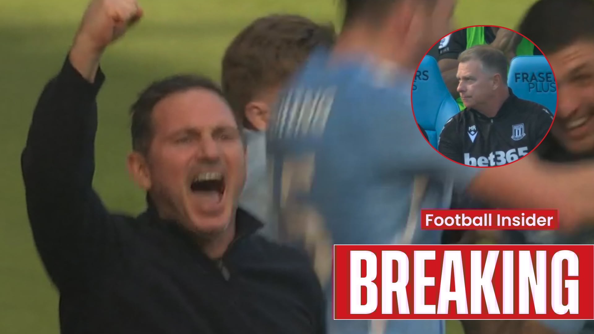 Frank Lampard reaction wows as Coventry stun Mark Robins' Stoke with ...