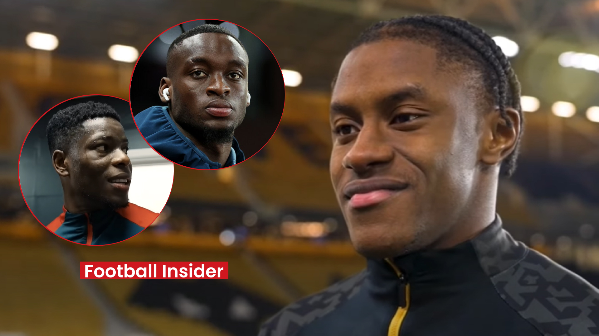 Toti Gomes and Marshall Munetsi react to Bellegarde announcement at Wolves