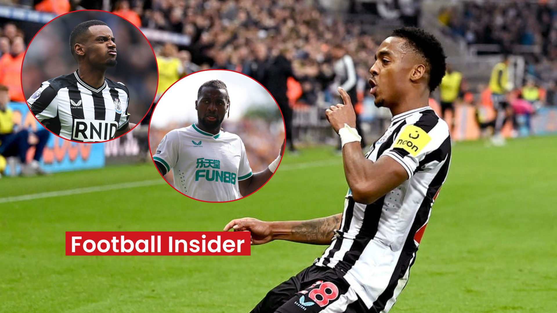 Joe Willock gets Allan Saint-Maximin, Alexander Isak message after ...