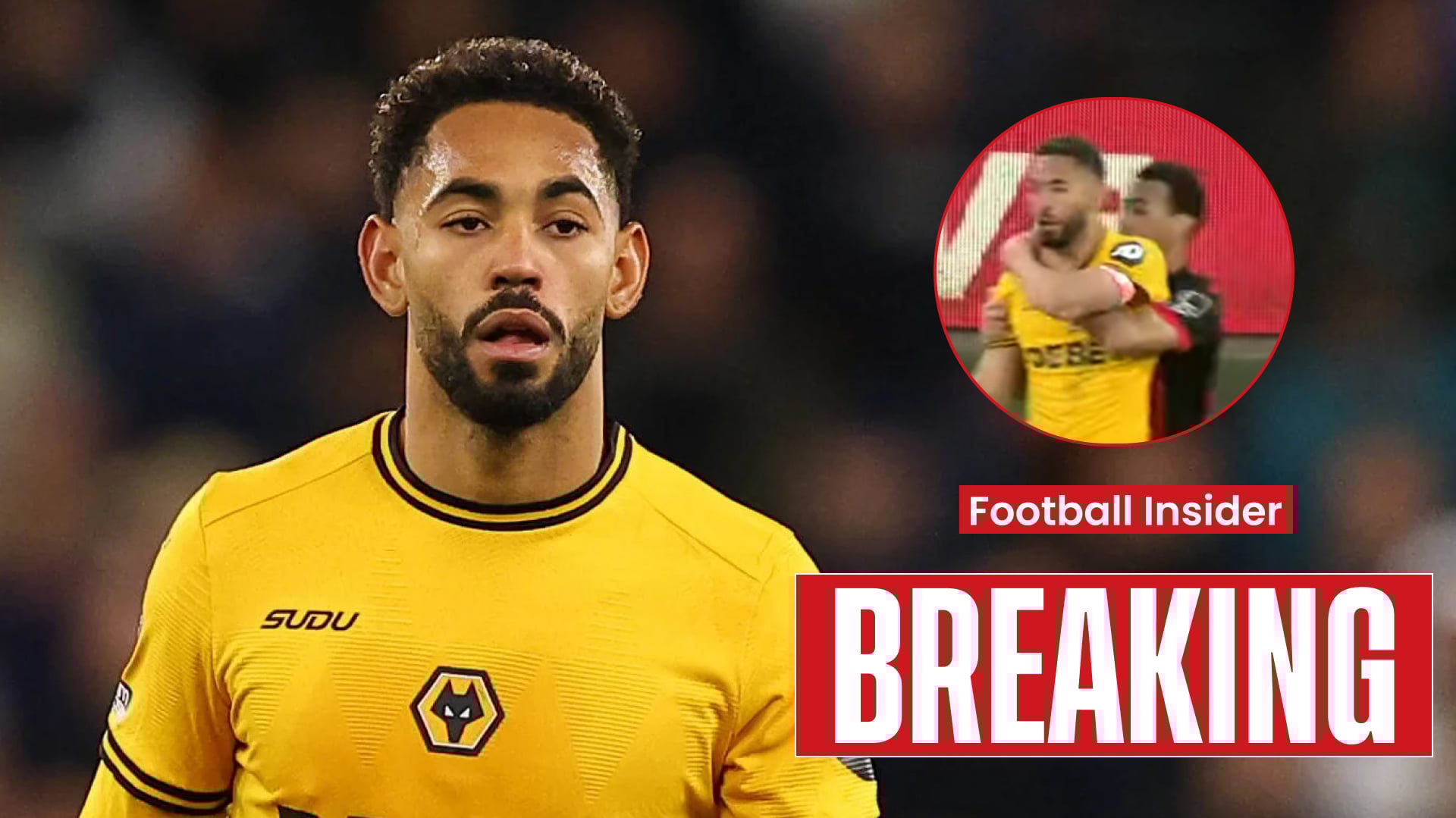 Matheus Cunha sends message to Wolves teammates after Bournemouth head loss