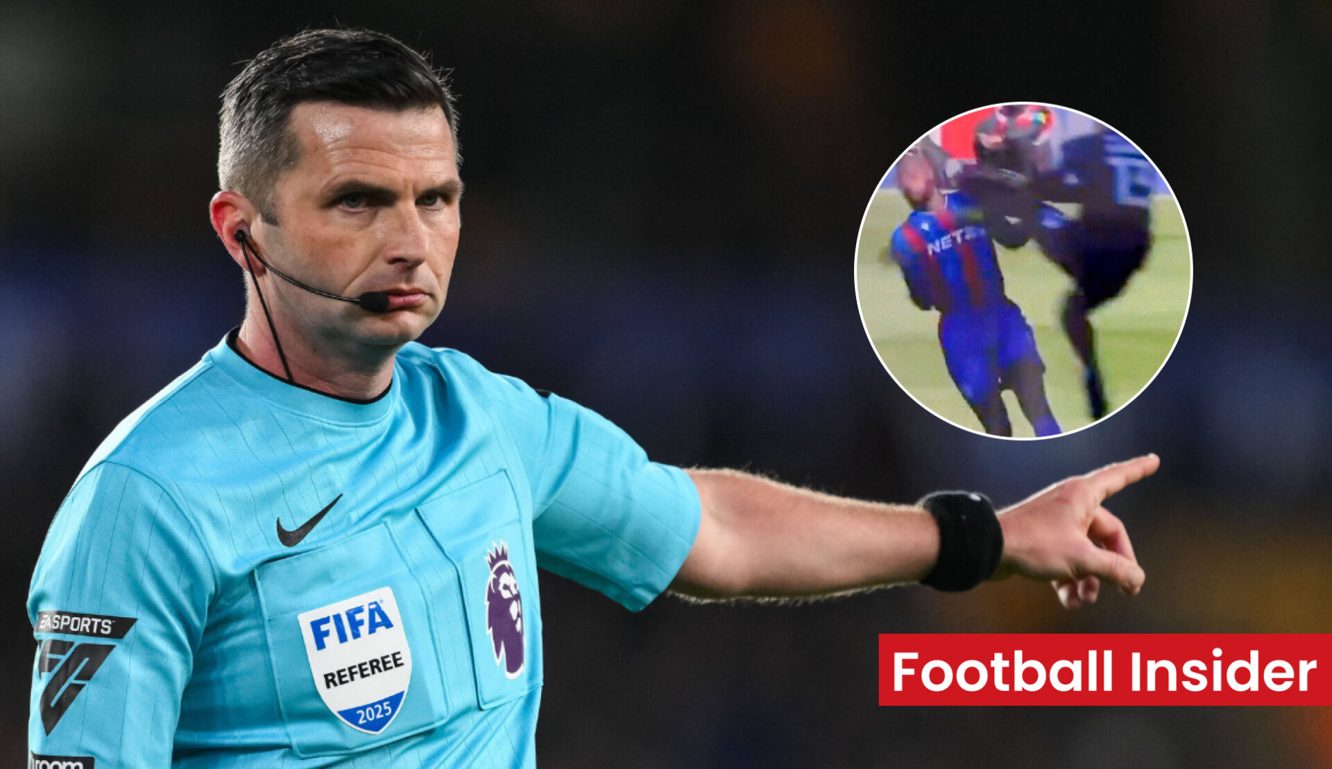 Michael Oliver has 'no excuse' for Crystal Palace v Millwall Mateta ...