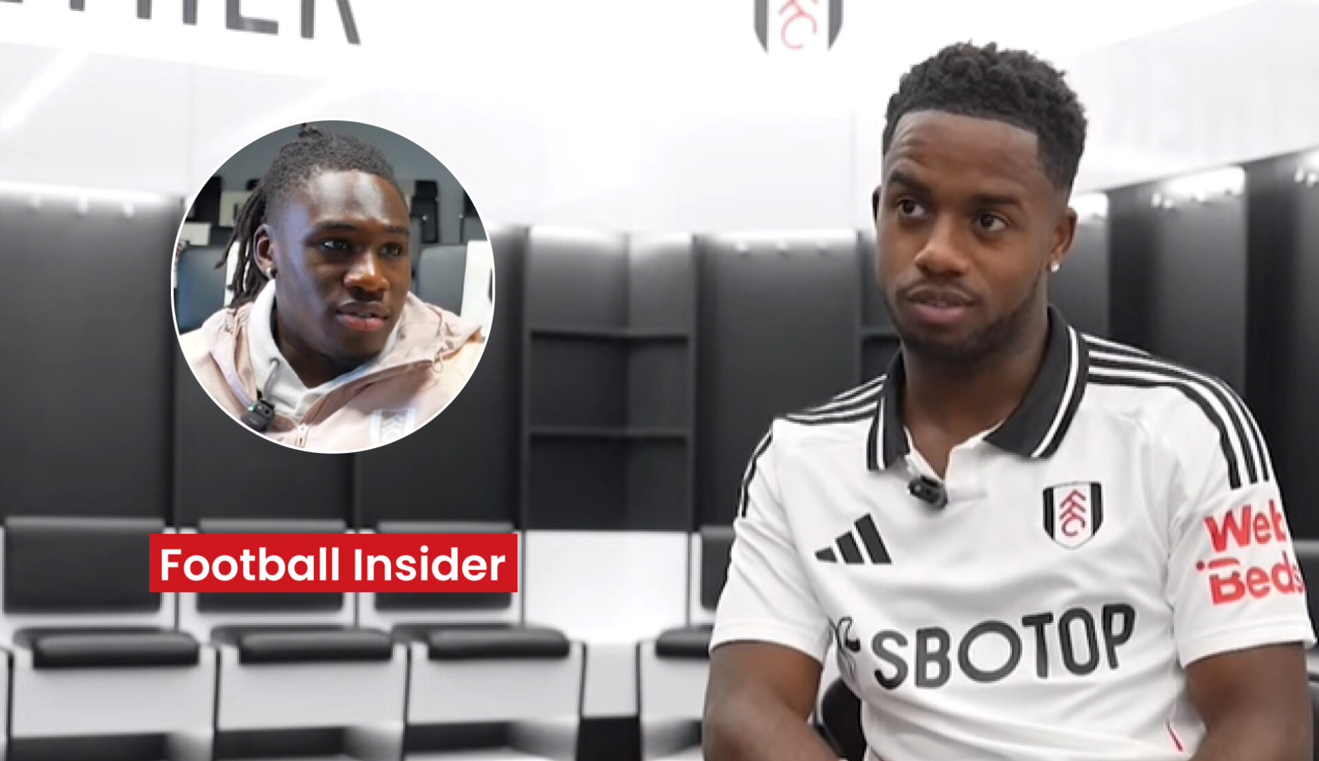Ryan Sessegnon shocked by Fulham footage as Calvin Bassey reacts
