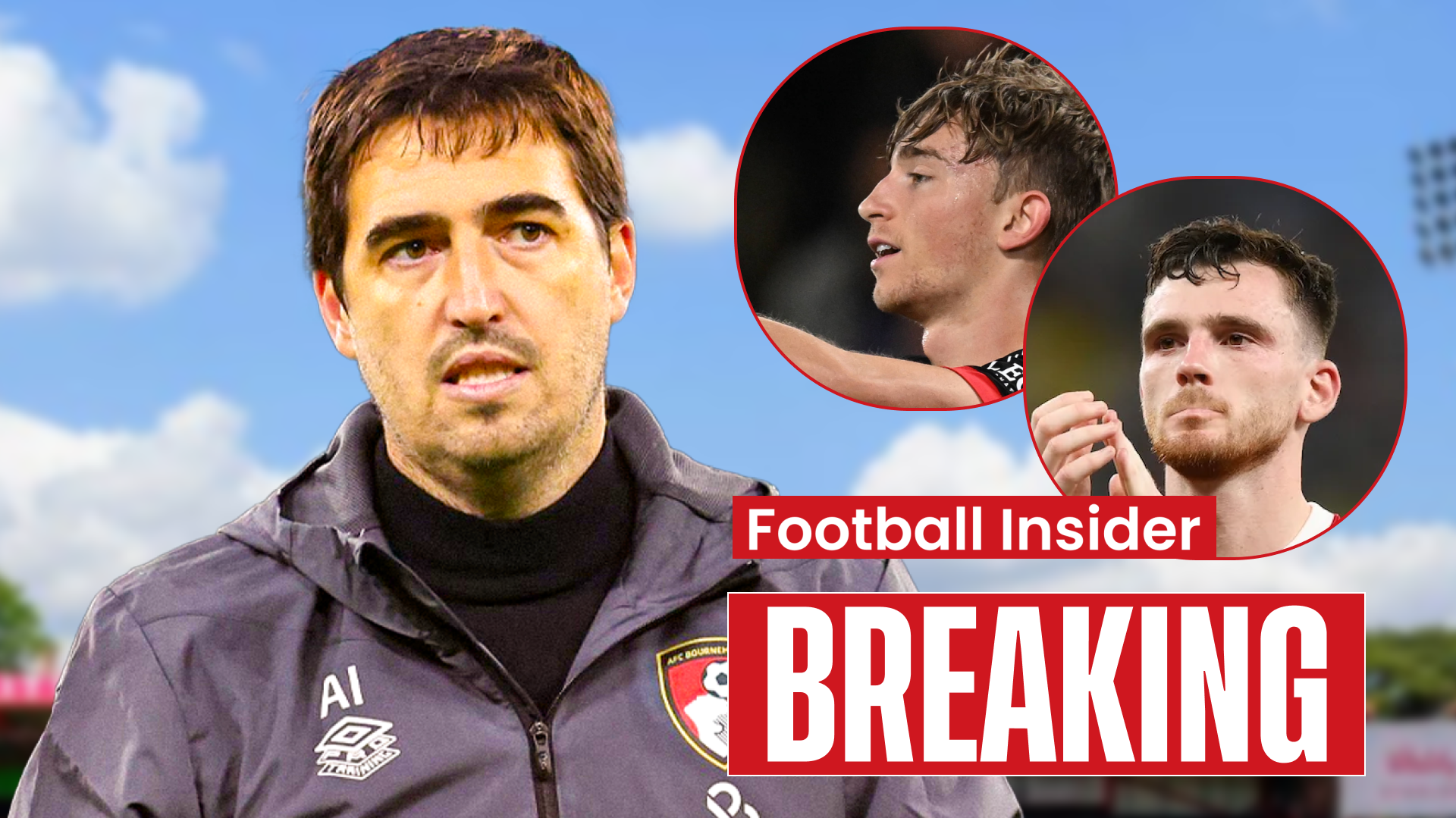 Dean Huijsen and Liverpool star Andy Robertson react to major ...