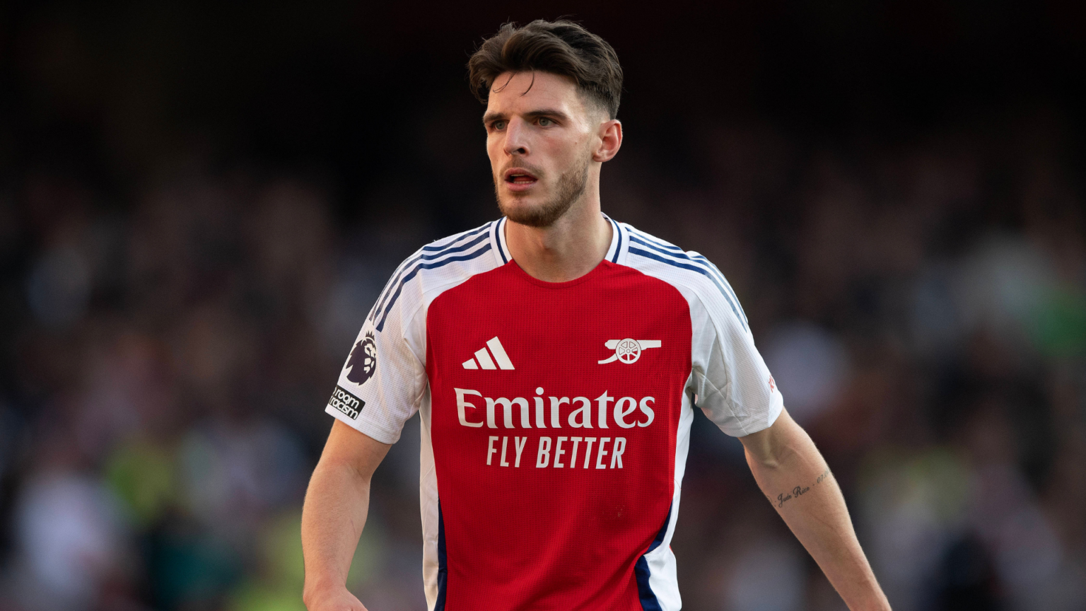 Arsenal star Declan Rice reacts to Andy Carroll's message after shock transfer