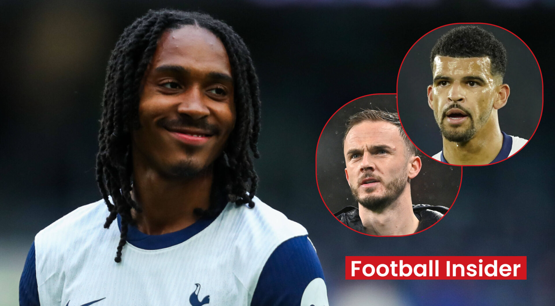 James Maddison and Dom Solanke react to Djed Spence's 'important ...