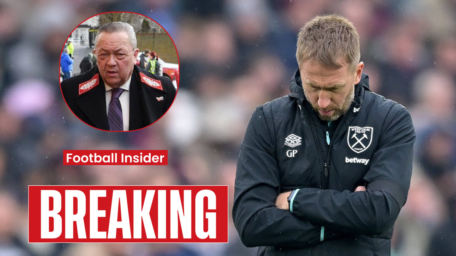 'Graham Potter to get West Ham sack ultimatum'