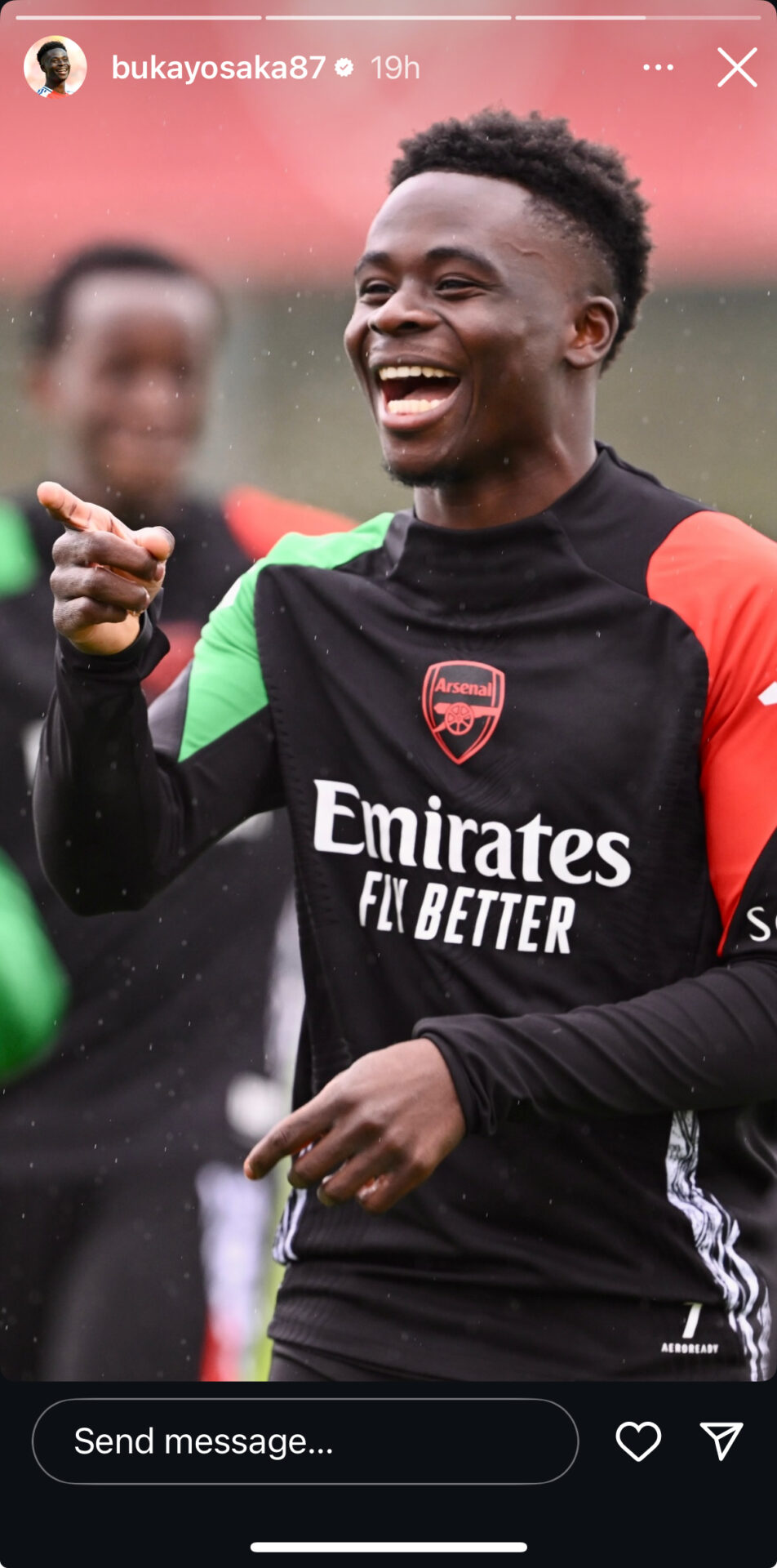 Bukayo Saka posts joyous update ahead of Arsenal's trip to Real Madrid