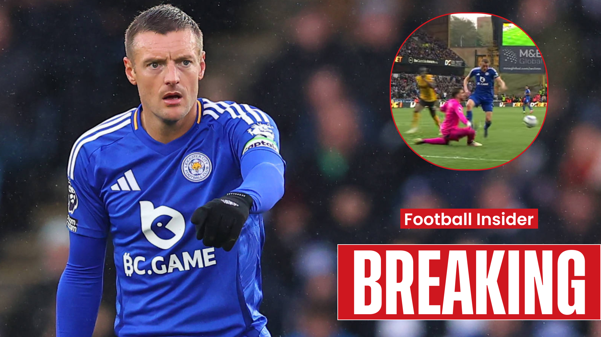 Jamie Vardy's Leicester penalty miss 'justice' after 'kick' on Wolves' Jose Sa
