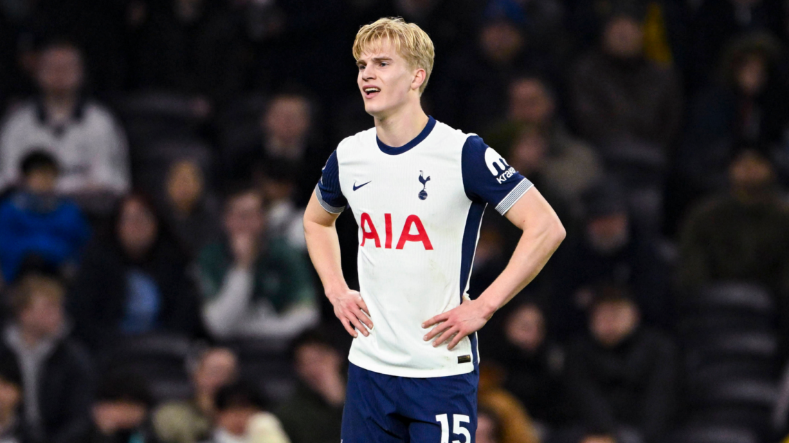 Van de Ven and Vicario react to Bergvall's 'great' Tottenham message to ...