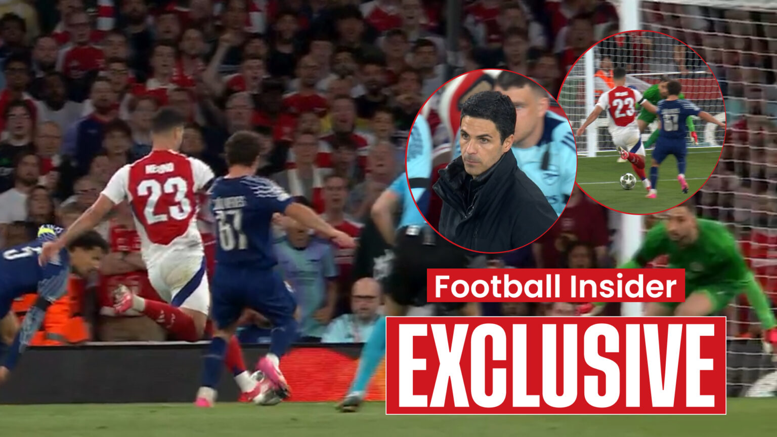 Exclusive: Arsenal wrongly denied penalty on Mikel Merino v PSG says ex ...