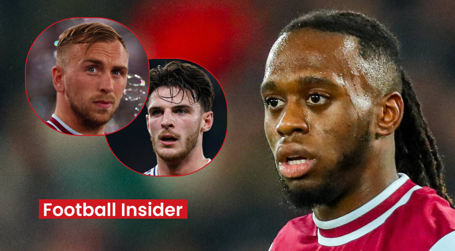 Jarrod Bowen and Declan Rice react to Wan-Bissaka's West Ham announcement